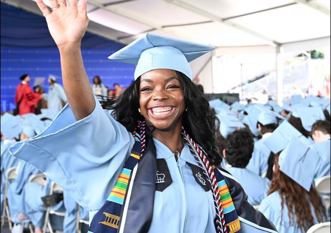 Isleña Nellcie Bodden se gradúa con honores de la Universidad de Columbia